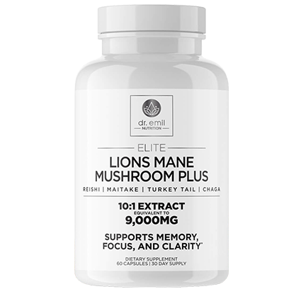 Elite Lion's Mane Mushroom Plus — Dr Emil Nutrition