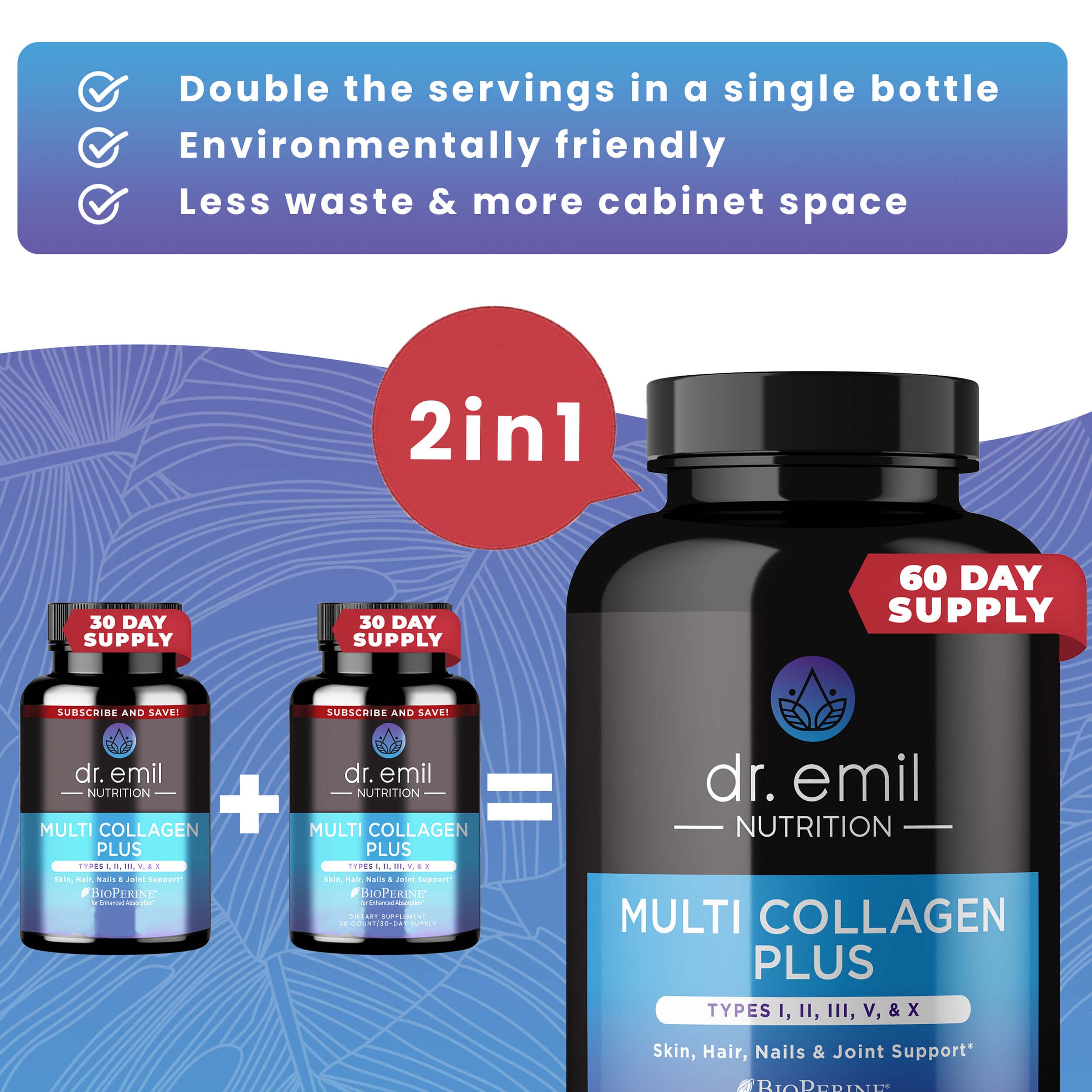 Multi Collagen Plus - 60 Day Supply — Dr Emil Nutrition