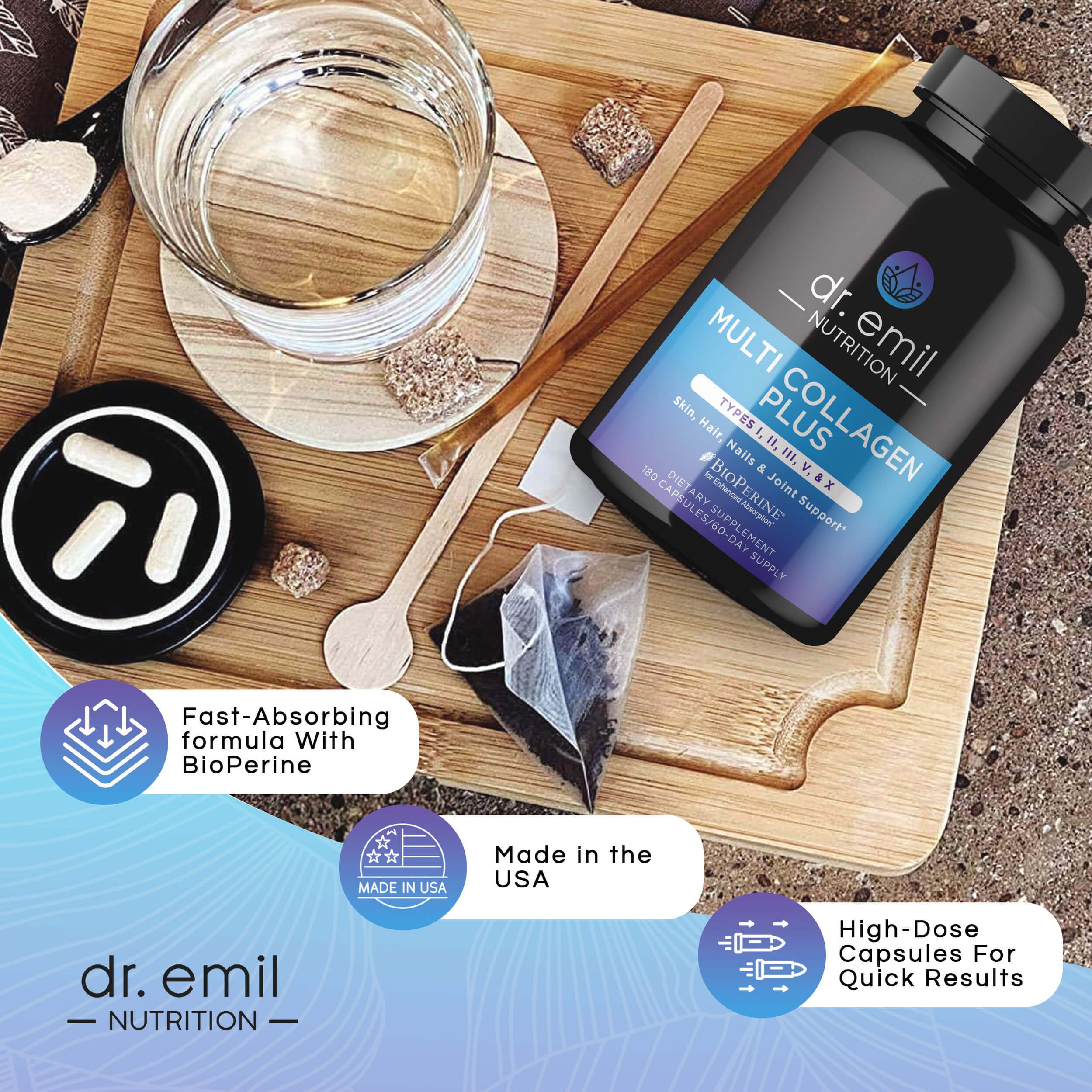 Multi Collagen Plus - 60 Day Supply — Dr Emil Nutrition