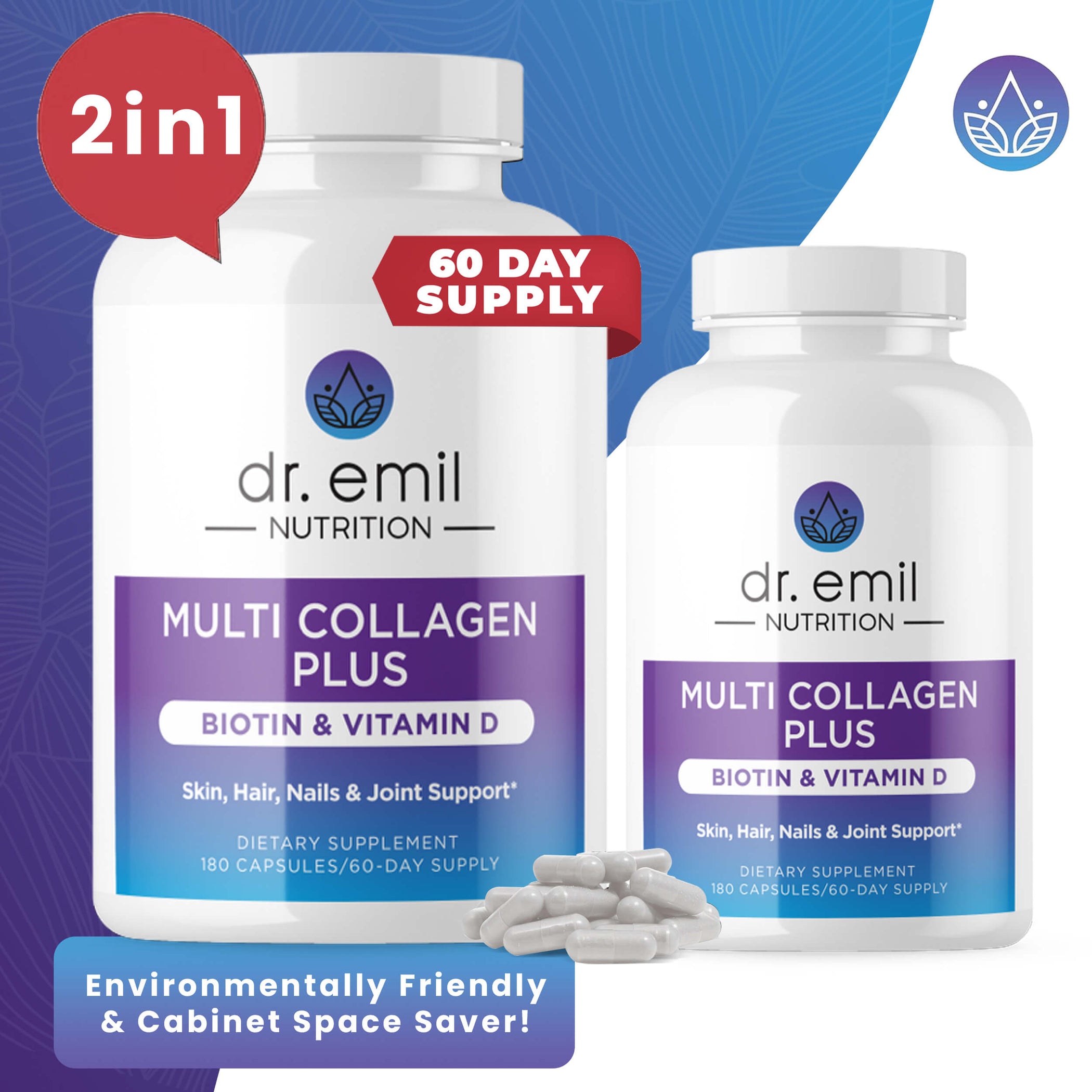 Multi Collagen Plus Biotin - 60 Day Supply — Dr Emil Nutrition