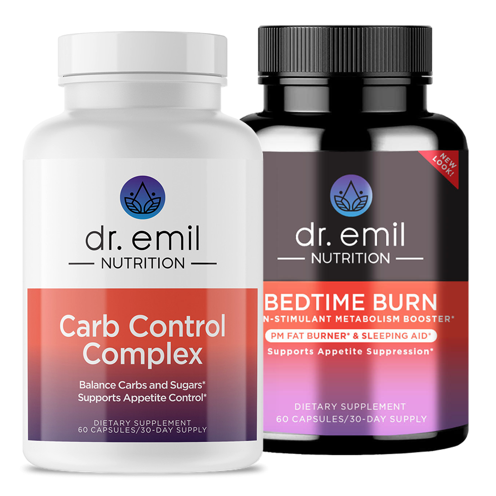 Carb Control & Nighttime Fat Burner Combo — Dr Emil Nutrition